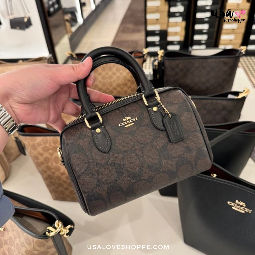 Discover the Ultimate Find: Coach Mini Rowan Crossbody in Signature Ca