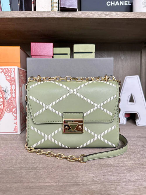 Discover Elegance with the Michael Kors Serena Medium Flap Shoulder Ba