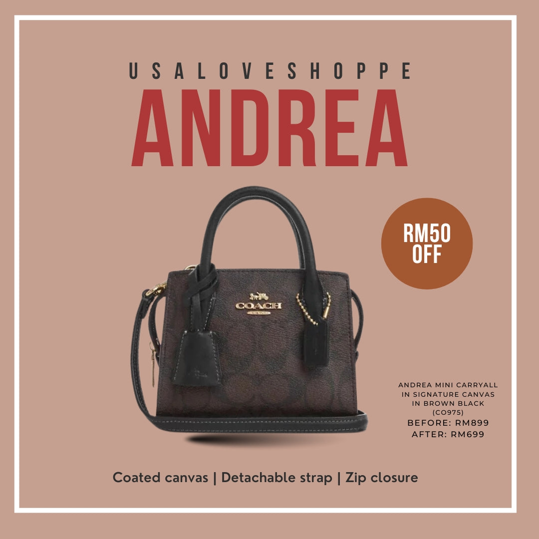 The Coach Andrea Mini Carryall – A Compact Luxury from Coach Malaysia