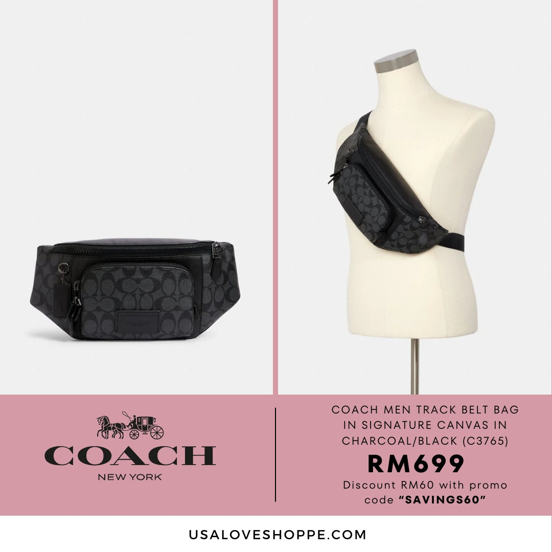 Unveil the Ultimate Statement of Sophistication: Coach Men's Track Bel