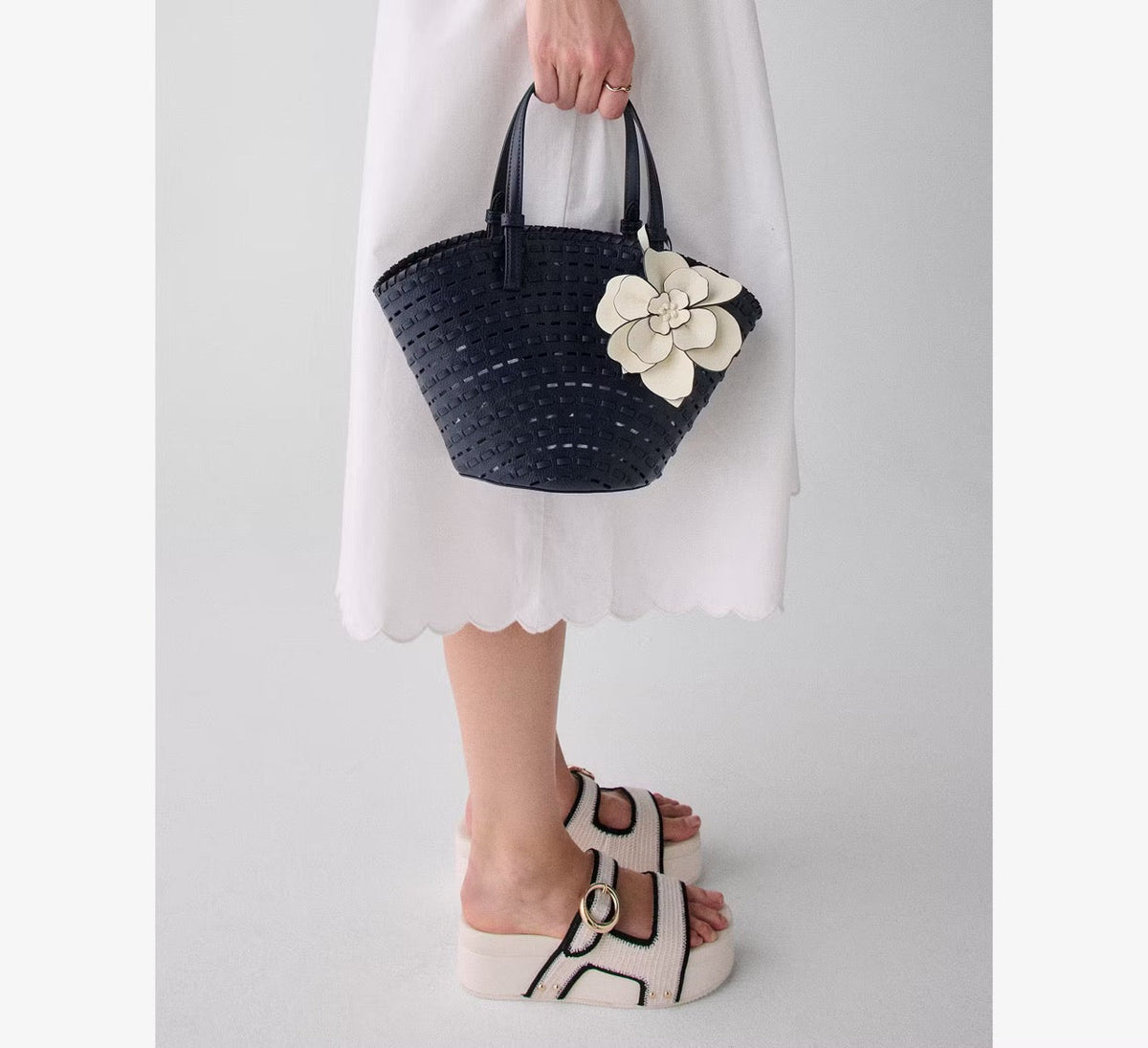 Kate Spade Dahlia Tote Bag In Parisian Navy Multi The Elegant Everyda