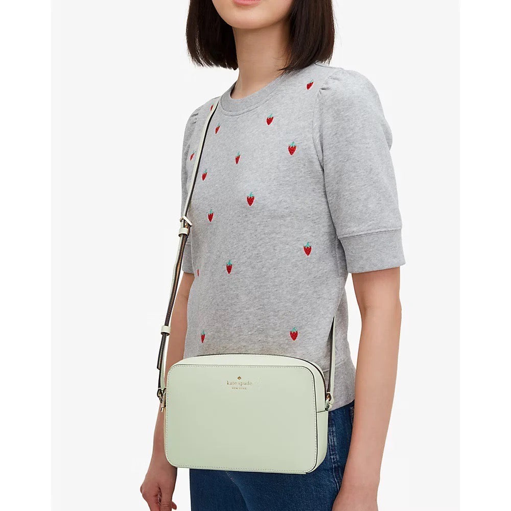 Unveil Elegance with the Kate Spade Harper Crossbody in Light Olive