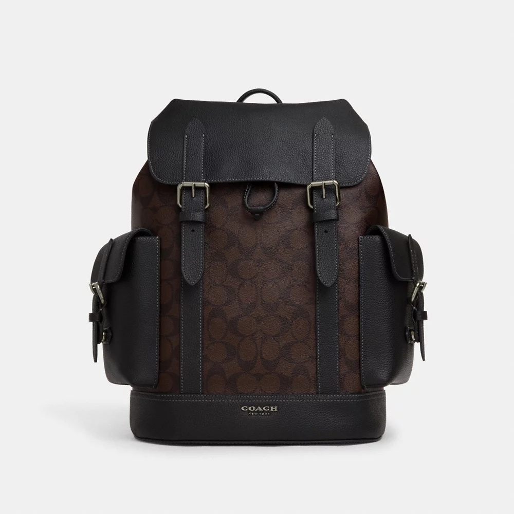 COACH Bag Malaysia | COACH Hudson Backpack In Signature Canvas In ...