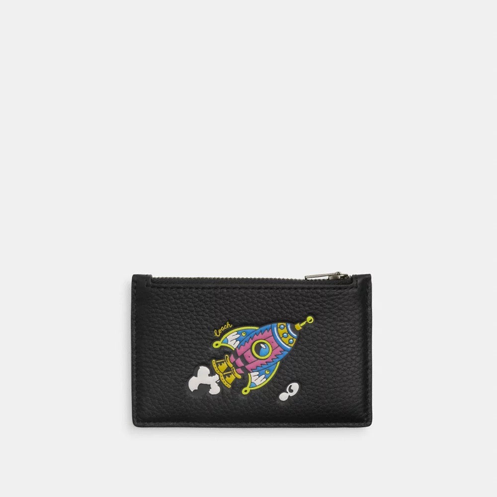 Coach Bag Malaysia | COACH Cosmic Coach Zip Card Case With Rocket Print ...
