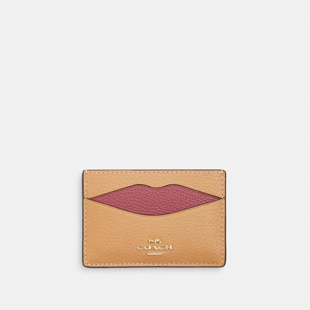 COACH Bag Malaysia | COACH Lip Card Case In Latte Multi (CW926)