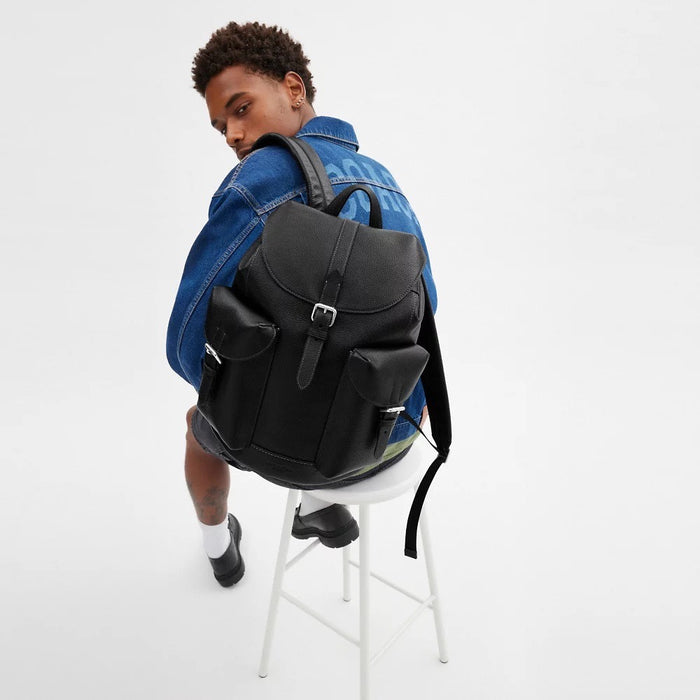 Coach Bag Malaysia | COACH Men Warner Backpack in Black (SHW)(CW210)