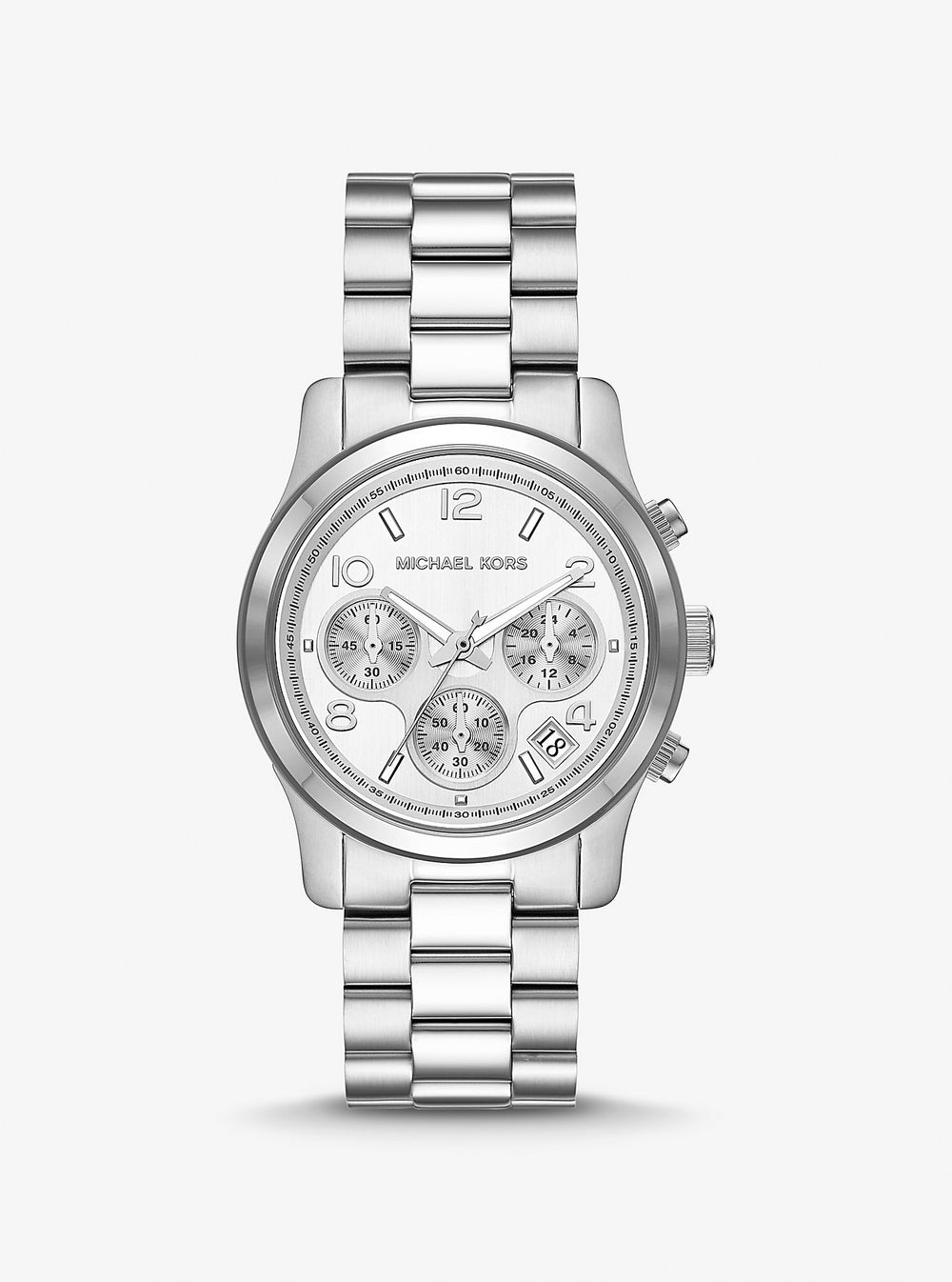 Michael Kors Bag Malaysia | Michael Kors Runway Silver-Tone Watch in ...