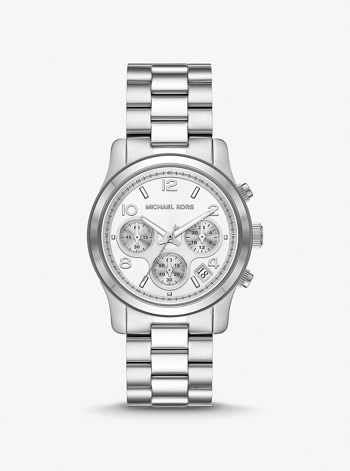 Michael Kors Bag Malaysia | Michael Kors Runway Silver-Tone Watch in ...